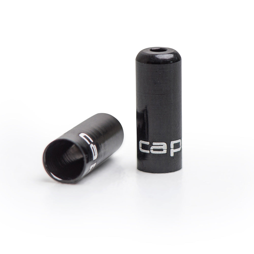 Capgo OL Open End Caps - Black / Alloy / 10 Pack – Sprockets Cycles