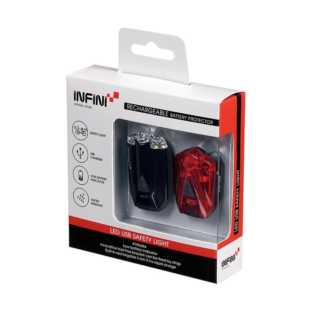Infini Lava Front and Rear Light Twin Pack – Sprockets Cycles