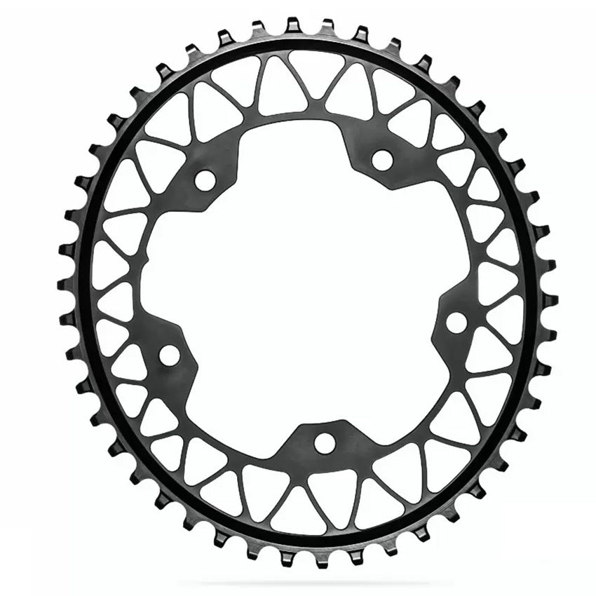 Absolute Black Oval Gravel 1x110BCD Chainring – Sprockets Cycles